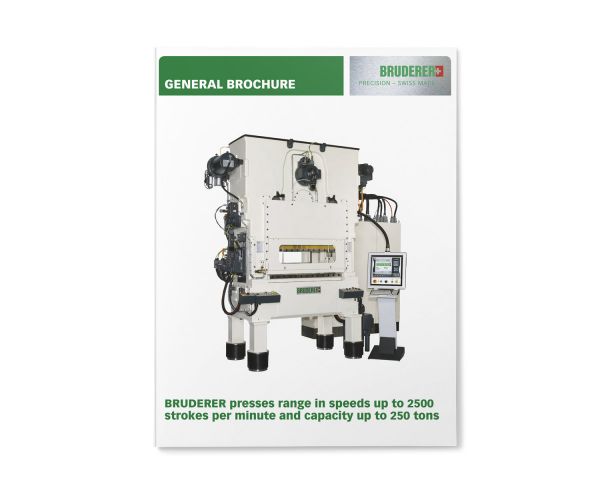 BRUDERER AG – PR/Archive/Downloads. | Bruderer Americas